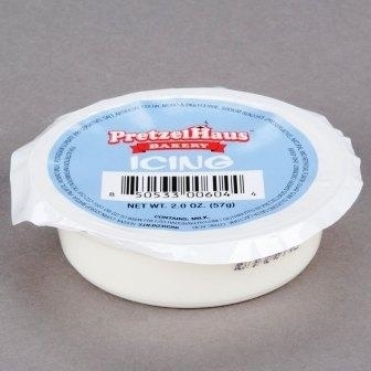 White Icing cups 2 oz PretzelHaus