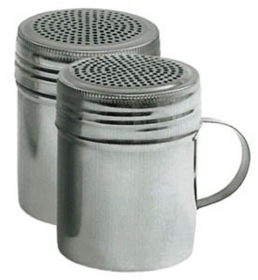 Stainless Steel Dredge Salt Shaker with handle