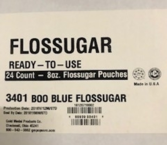 Flossugar- Boo Blue 8 oz. Pouch