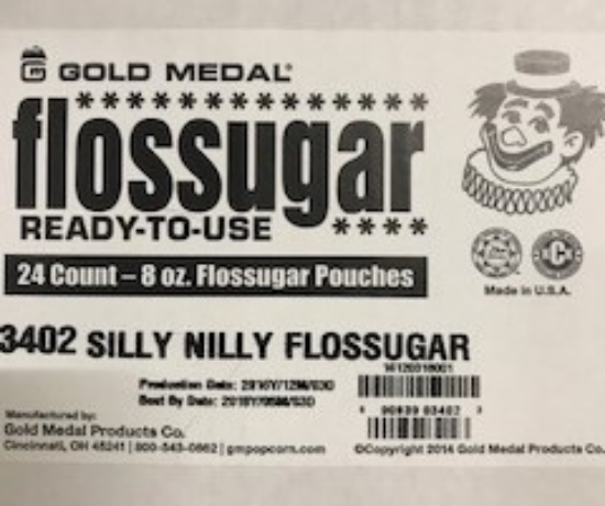 Flossugar- Silly Nilly 8 oz. Pouch Full Case