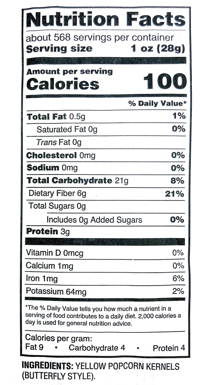 Weaver Gourmet Gold Yellow Popcorn 35 lb. bag