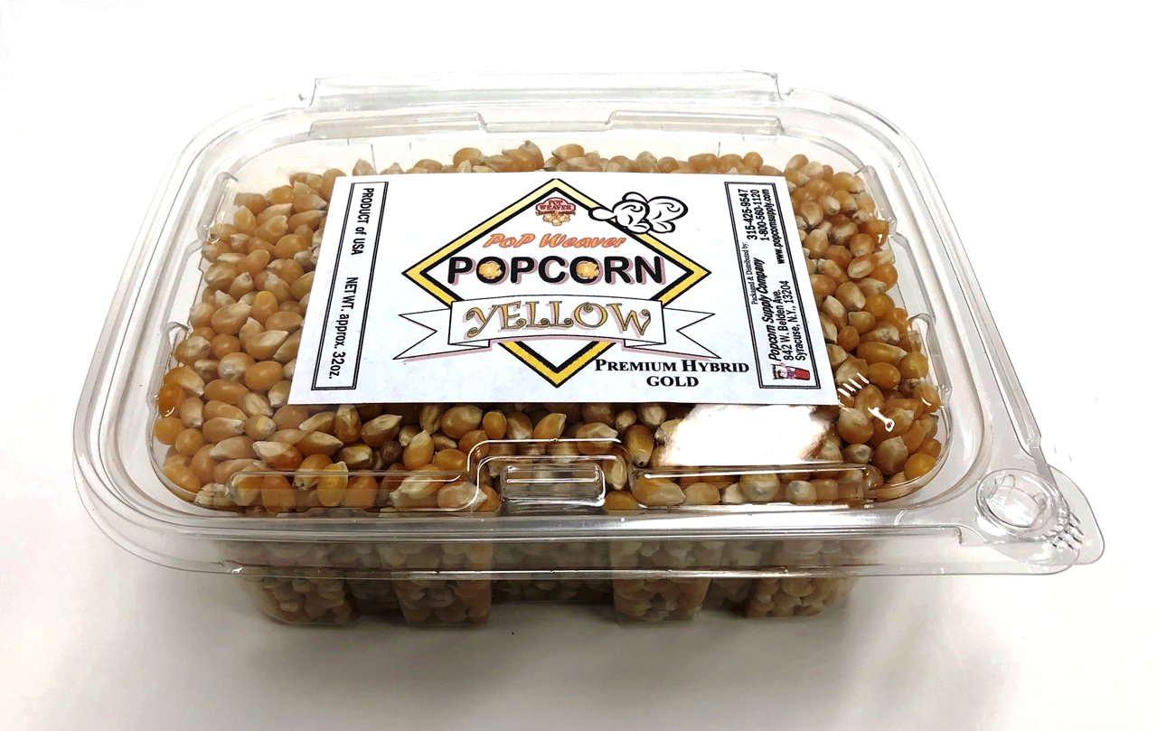 Pop Weaver Gourmet Popcorn 2 lb Yellow