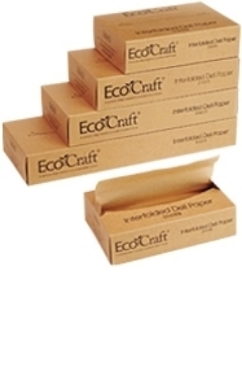 BAGCRAFT EcoCraft® Interfolded Dry Wax Deli Paper KRAFT NK15 Natural ...