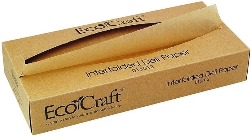 BAGCRAFT EcoCraft® Interfolded Dry Wax Deli Paper KRAFT NK15 Natural ...