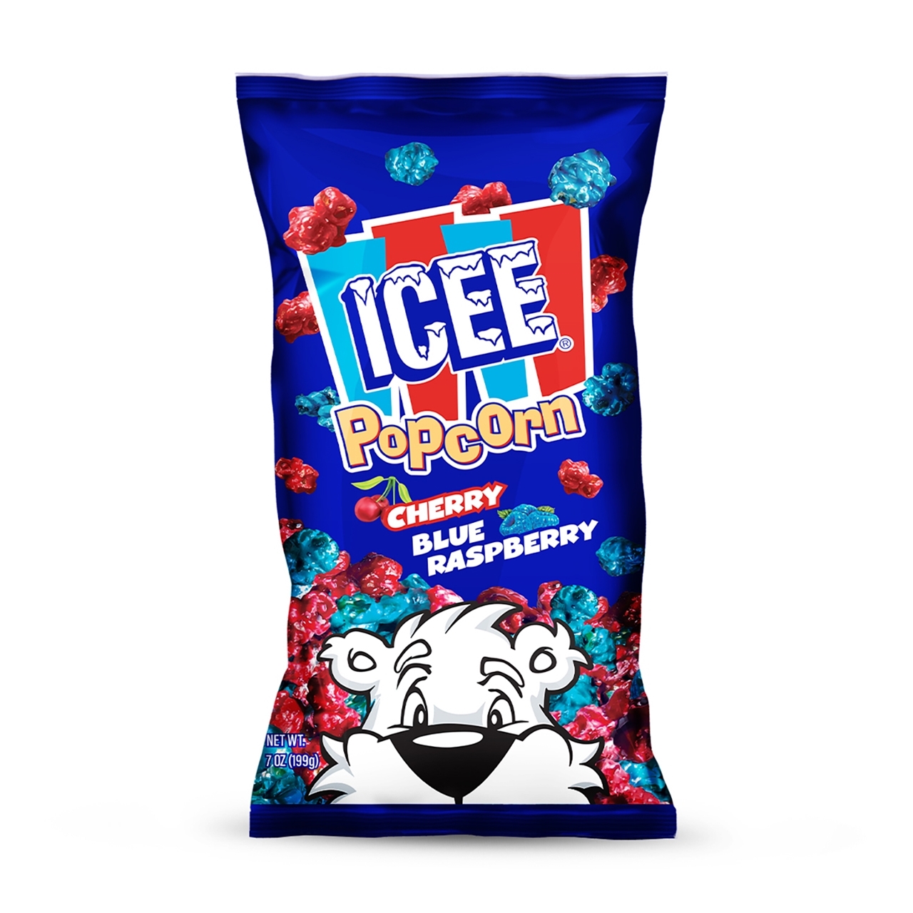 ICEE POPCORN 3762 Cherry & Blue Raspberry