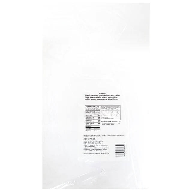 Printed Quick Pak Cotton Candy Bags 3065