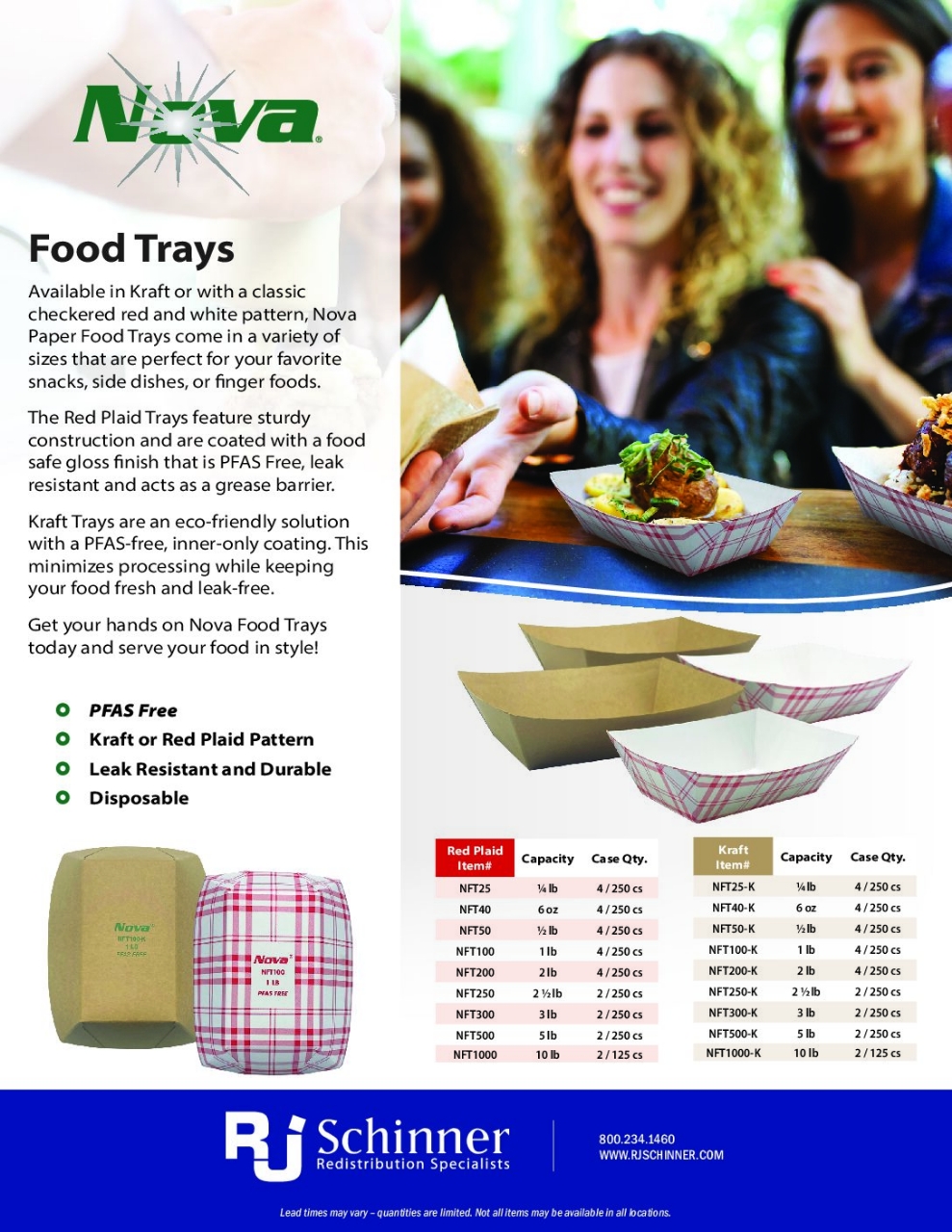 Nova Paper Food Service Trays