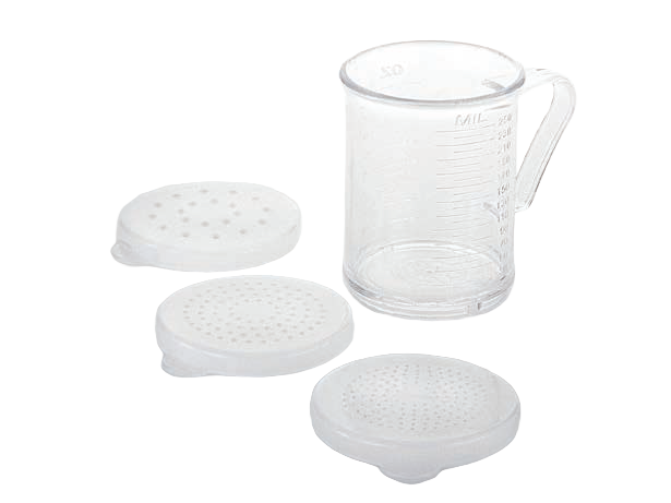 Plastic Shaker Dredge with Handle - 10 oz.