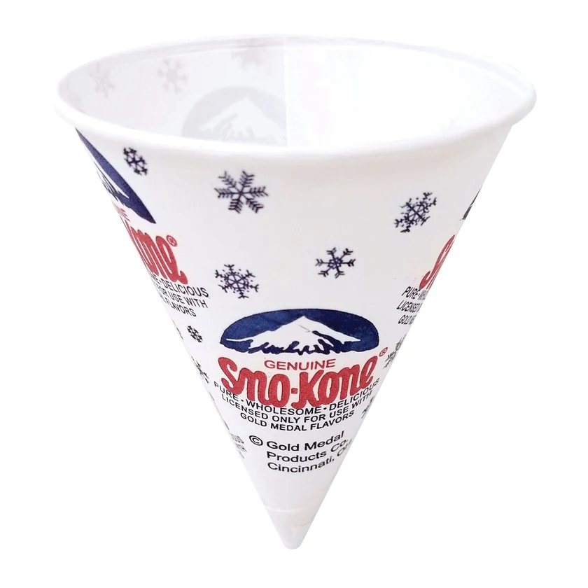 SnoKone 6oz Cone Shaped Cups
